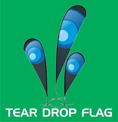 Custom Tear Drop Flag - Boostup