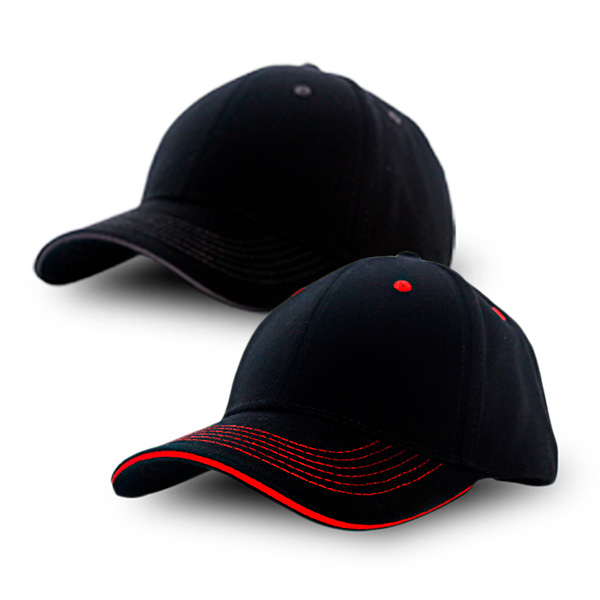 Contrast Stitch Caps - Boostup